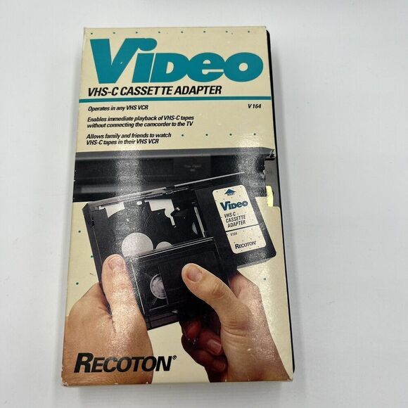 Recoton | Cameras, Photo & Video | Recoton Vhsc Cassette Adapter Play ...